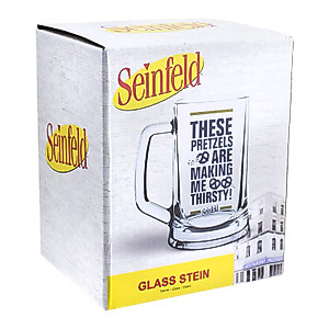 Paladone Seinfeld Beer Stein These Pretzels are Making Me Thirsty | Officially Licensed Seinfeld Merchandise