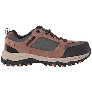 Skechers Men's Greetah Construction Shoe, Brown/Black, 10.5 M US