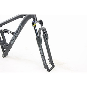 Gravity FSX 29 inch Wheel Aluminum Dual Suspension Mountain Bike ATB Bike Frame (Satin Nautical Blue, 19 inch = Lrg fits* 6'1" to 6'3")