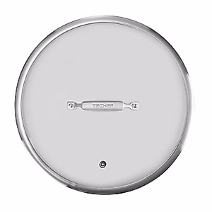 TECHEF - Tempered Glass Lid with Stainless Steel Handle, Made in Korea (12-Inch)