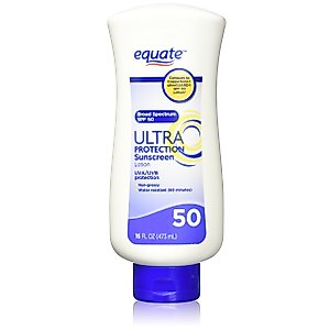 Equate Ultra Protection Sunscreen SPF 50 16oz Compare to Coppertone SPF 50 Lotion