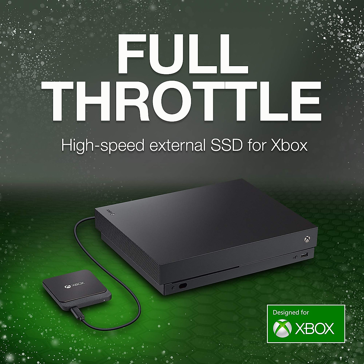 Seagate STHB500401 Game Drive for Xbox 500GB SSD External Solid State Drive, Portable USB 3.0 – Designed for Xbox One, 2 Month Xbox Game Pass Membership, 1 Year Rescue Service