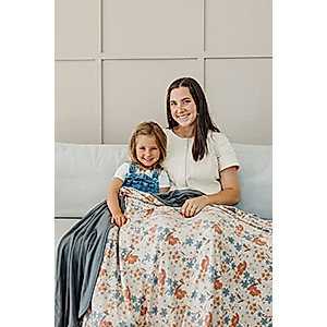 Copper Pearl Jumbo Premium Knit 3 Layer Stretchy Throw Blanket Eden