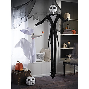 Disney The Nightmare Before Christmas Jack Skellington Full Size Poseable Hanging Character Decoration, Polyester, Multi