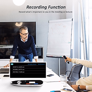 Birgus Reader Pen OCR Digital Translation Pen Scanner 112 Language Translator Device Dictionary Pen, Text Extract, Scanning Translation Pen for Dyslexia Text to Speech Multilingual Translation Device