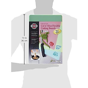 Norpro Cut N' Slice Flexible Cutting Boards, Set of 3