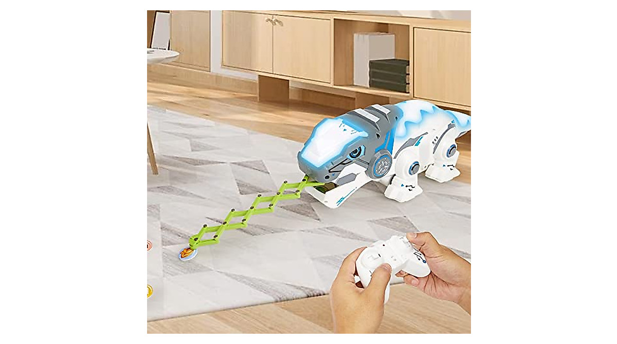 PWTAO Remote Control Chameleon Toy - Realistic Animal Fun for Kids & Adults