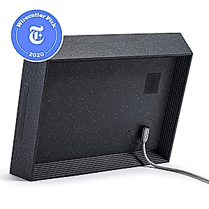 Aura Mason Luxe 2K Smart Digital Picture Frame 9.7 Inch WiFi Cloud Digital Photo Frame, Free Unlimited Storage, Send Photos from Anywhere - Pebble