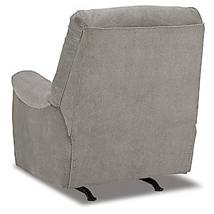 Signature Design by Ashley Miravel Casual Manual Rocker Recliner, Light Gray