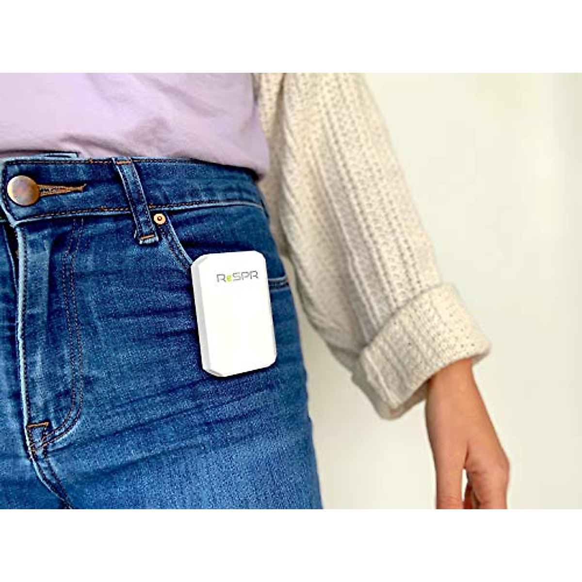 ReSPR SeLF Wearable Personal Ionizer Air Purifier for Indoor and Outdoor Use- Rechargeable, Proprietary Ionizing Technology - Includes Necklace Lanyard