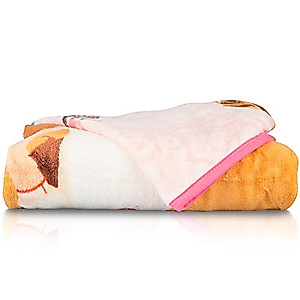 Franco Kids Bedding Super Soft Micro Raschel Throw, 46 in x 60 in, Spirit Riding Free