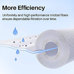 TOREAD Relacement for Spa Filter PRB35-IN, Unicel C-4335, Guardian 409-219, Filbur FC-2385, 03FIL1300, 17-2482, 25393, 303557, 817-3501, R173431, 35 sq.ft, 5 X 9 Drop in Hot Tub Filter, 1Pack