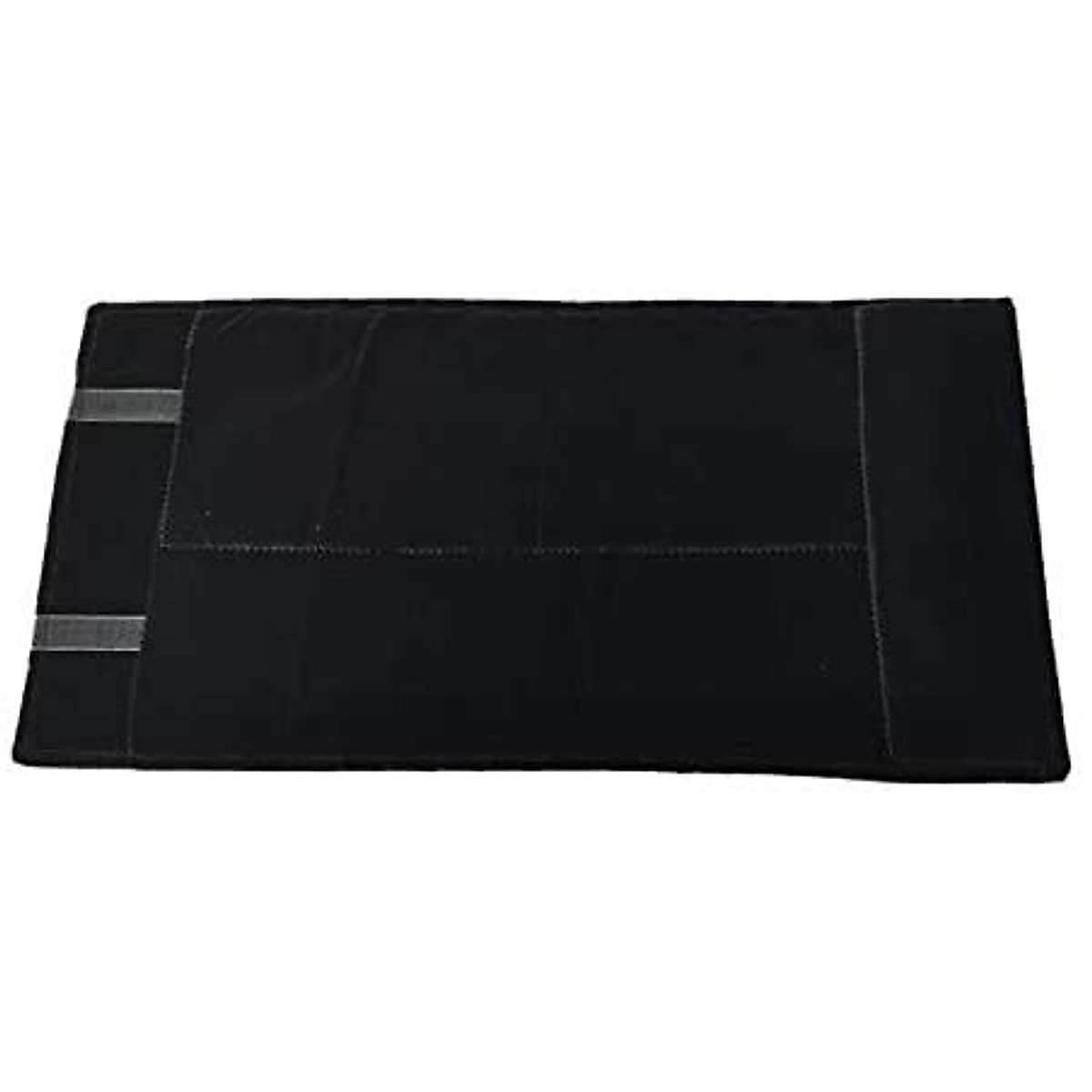 treachi Portable Jewelry Roll Metal Coner Bag Necklace Chain Braclet Black Velvet Travel Pouch