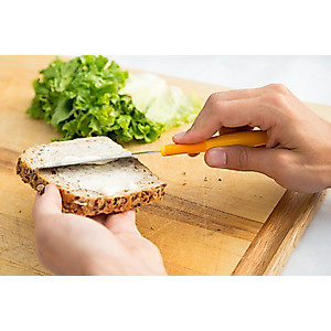 ZYLISS Sandwich Knife and Condiment Spreader, Orange