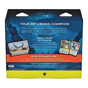 Magic The Gathering March of the Machine Commander Deck - Cavalry Charge (100-Card Deck, 10 Planechase cards, Collector Booster Sample Pack + Accessories)