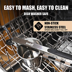 Keuken Potato Ricer 15 oz - Potato Ricer Stainless Steel & Ricer for Mashed Potatoes Kitchen Tool - Potato Masher Stainless Steel - Masher Kitchen Tool