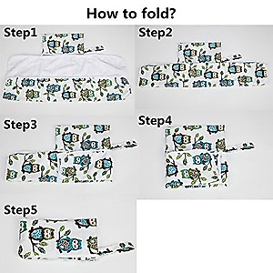 Sigzagor Baby Diaper Changing Mat Pad Portable Foldable Washable Compact Travel Nappy Waterproof Play Mat 30inx18.5in (Arrow)