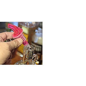 1-1/2 oz Red (PP-112R) - Measured Liqour Pourer - Precision Pour Liquor Bottle Pour Spout - (10 Pk) 100% USA Made - Pour The Perfect Cocktail with Our No Leak Bottle Spouts, Size 1.5 oz
