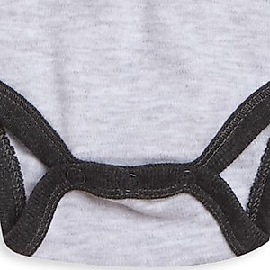 DC Comics Justice League Batman Newborn Baby Boys Bodysuit Pullover T-Shirt and Pants 4 Piece Layette Set Dark Multipack 6-9 Months