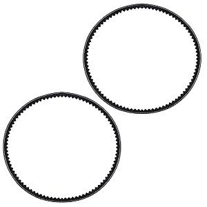 Set of 2 Replacement 754-0430 954-0430 Auger Drive Belt for MTD Troy Bilt Cub Cadet 2-Stage Snow Blowers 754-0430A 954-0430A 954-0430B 954-0430c