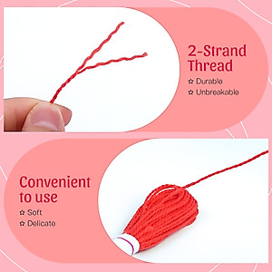 ZXIIXZ Crafts Floss, Cross Stitch Threads, Friendship Bracelets Floss, Cotton Thread Cross-Stitch Thread for Cross Stitching, Embroidery, DIY Bracelets, Friendship Bracelets Floss Craft Projects