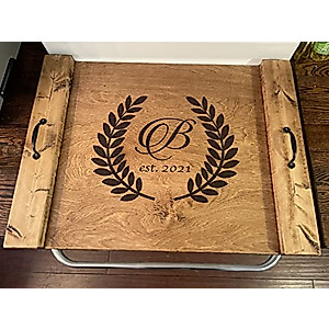 Rustic Engraved Farmhouse Kitchen Stove Top Cover Noodle board