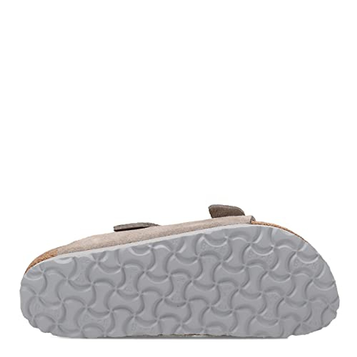 Birkenstock Women's Arizona Soft Footbed Sandals, Stone Coin, Tan, Grey, 10-10.5 Medium US