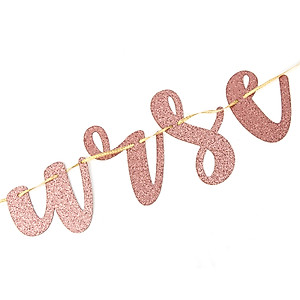 Talorine Glitter Future Nurse Banner for Nurse RN Grad - Finally Done College Graduation Party Bunting Decorations Supplies Rose Gold