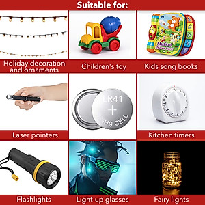 100 Pack LOOPACELL LR44 AG13 357 L1154 A76 Button-Cell Batteries