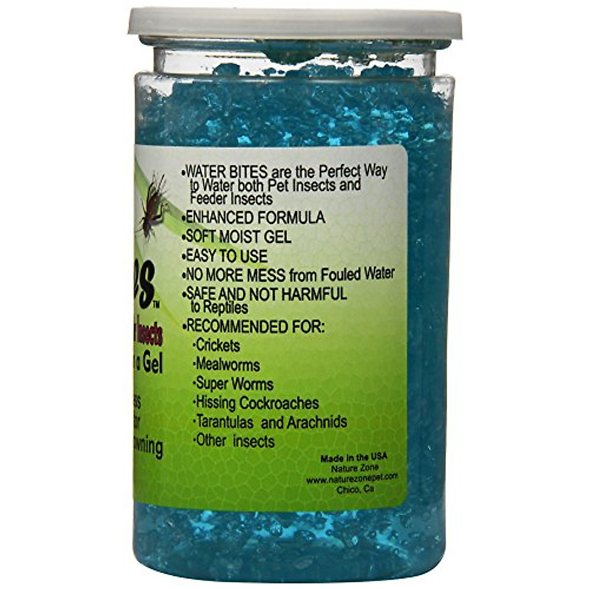 Nature Zone SNZ54211 Water Bites Food with Calcium for Crickets, 11.6-Ounce