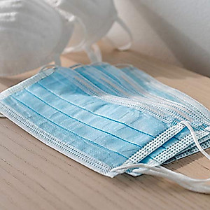 HealthSmart Disposable 3 Layer Face Mask With Ear Loops for Single Use, 25 Each