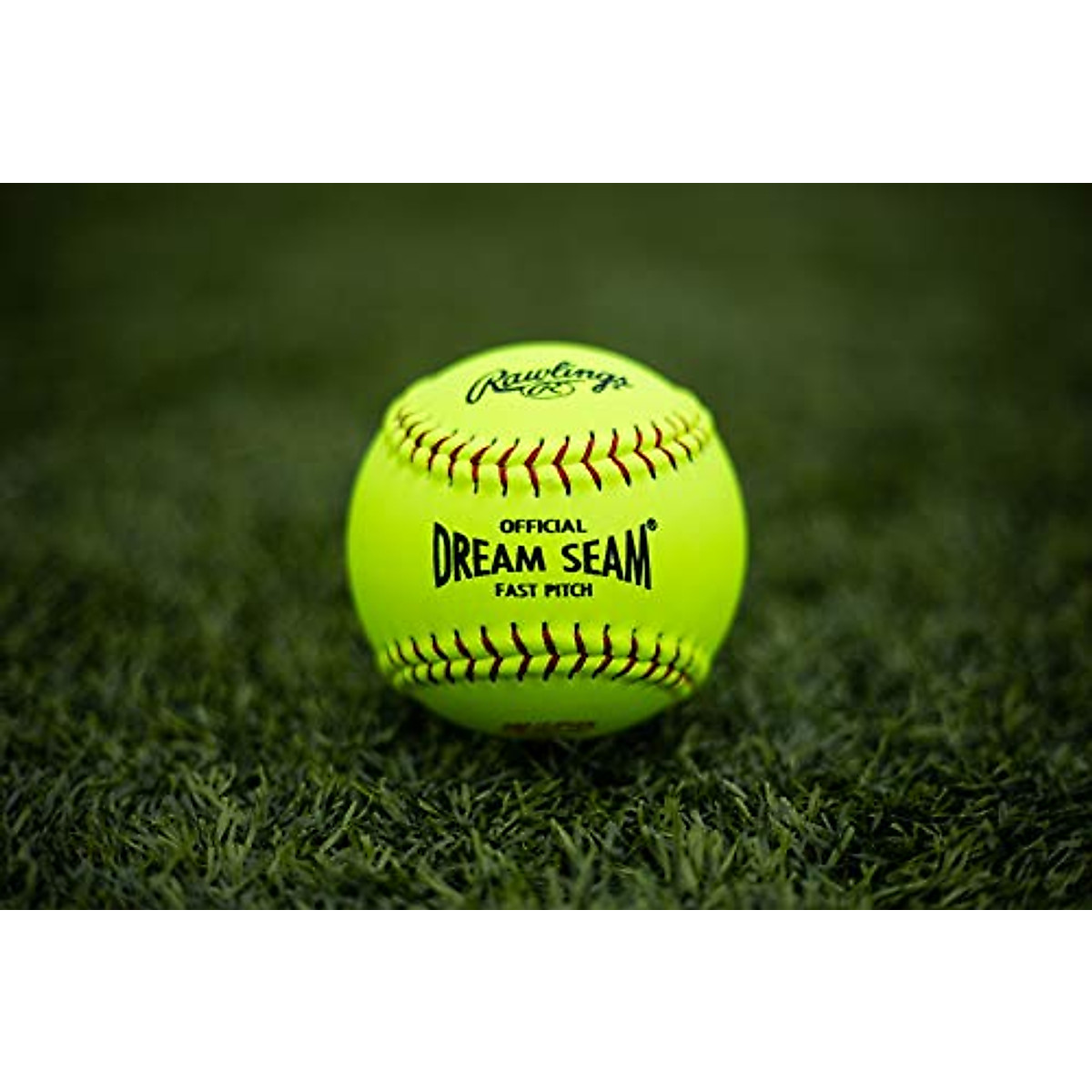 Rawlings | Official DREAM SEAM Fastpitch Softballs | 12" USA / ASA NFHS | C12RYLAH | 12 Count