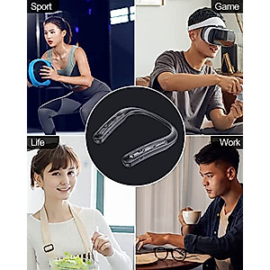 Neckband Bluetooth Speakers，BBH-939 Portable Bluetooth Speakers Wireless Wearable Speaker CVC 8.0 Noise Cancelling 3D Surround Sound Personal Sport Speaker with Mic for Home&Outdoor (Black 2023)