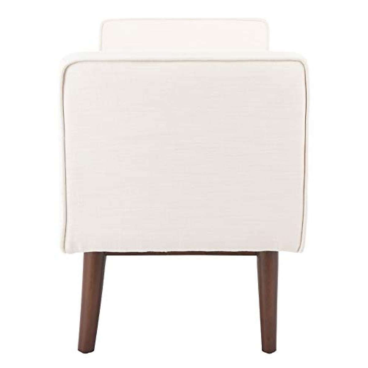 Safavieh Home Henri 49-inch Mid-Century Light Beige and Walnut Bench