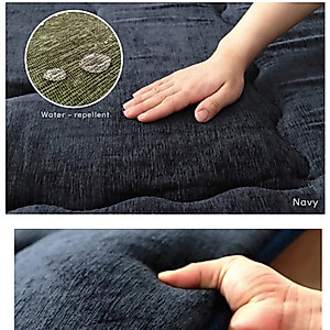 Kotstsu Mattress Rug Under Kotatsu Table shikibuton Made in Japan Warm Mattress 74.8" x 51.1" Modelno Navy