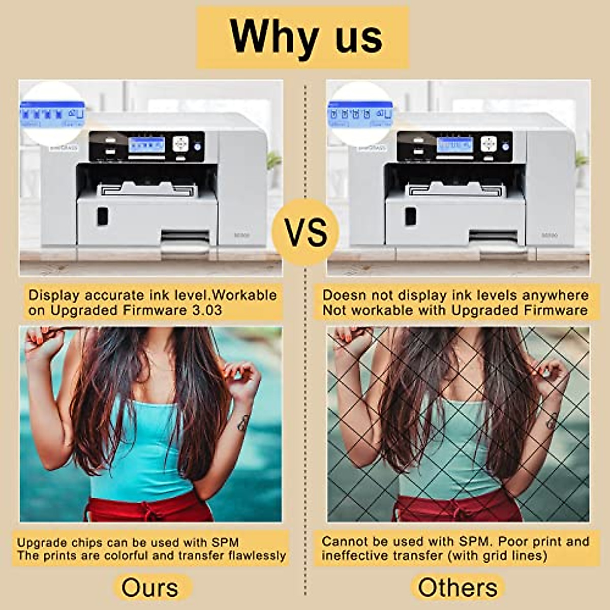 Xcinkjet New Sublimation Ink Cartridge Compatible with Sawgrass Virtuoso SG500 SG1000 Printers(2*Black)