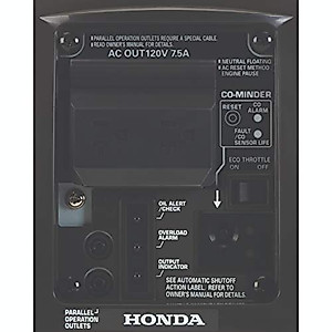 Honda Power Equipment EU1000I 1000W 120V Portable Home Gas Power Generator with CO-Minder