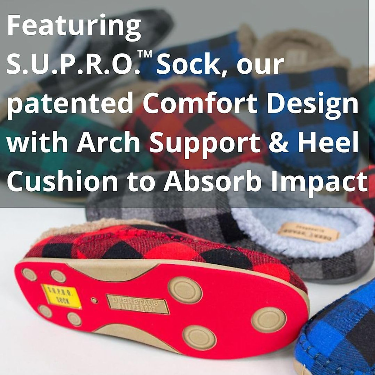 Deer Stags Kid Slippers, Chestnut Lil Spun, 7 US Unisex Big