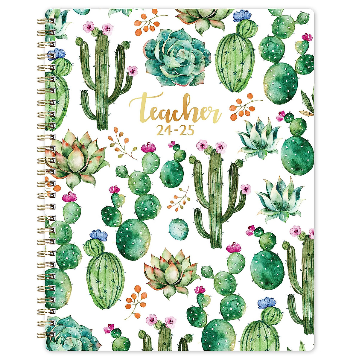 2024-2025 Teacher Planner - Lesson Planner 2024-2025 from Jul 2024 - Jun 2025, 8'' x 10'', Lesson Plan Book, Weekly & Monthly Lesson Planner with Quotes