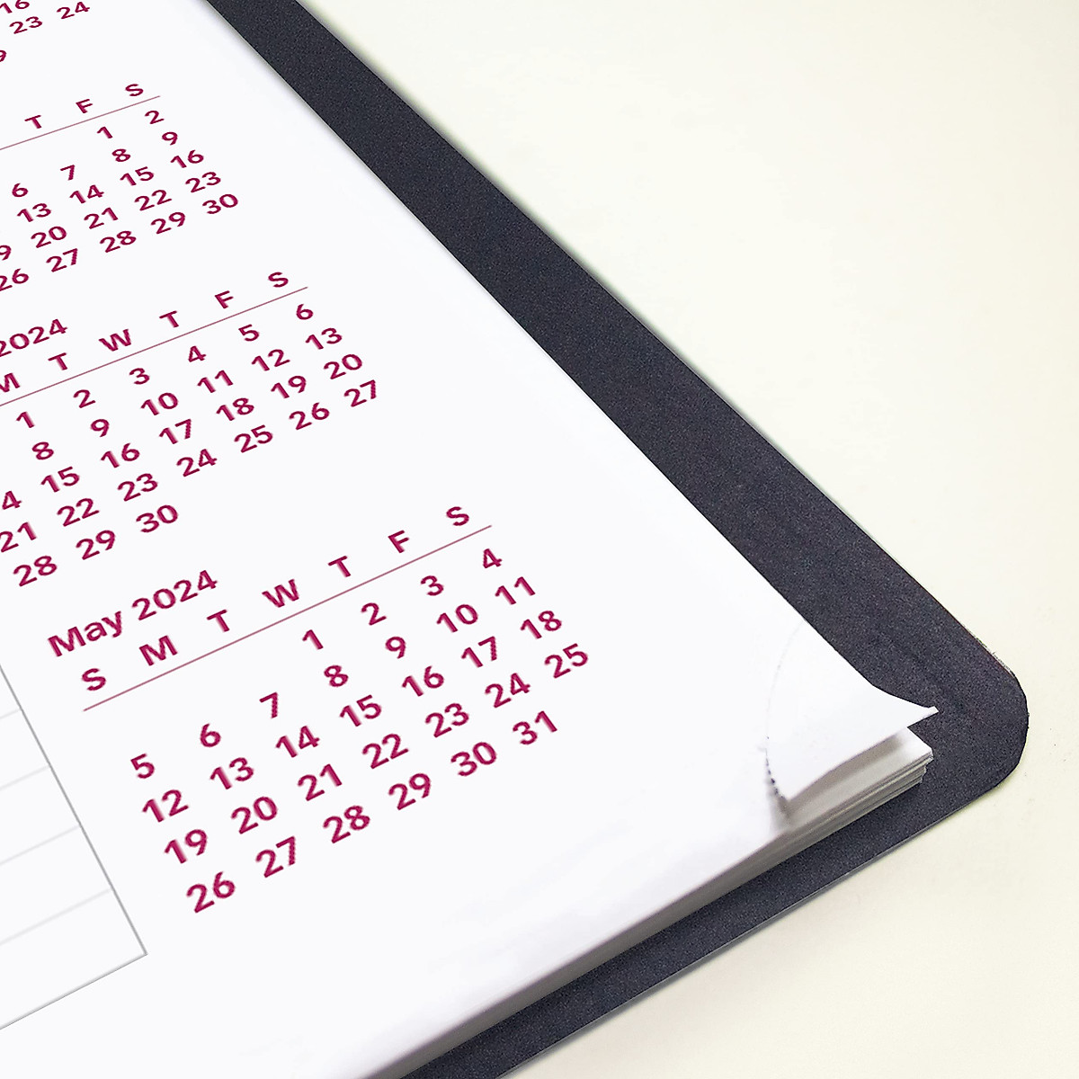 Brownline 2024 Essential Monthly Planner, 16 Months, September 2023 to December 2024, Twin-Wire Binding, 11" x 8.5", Black (CB1260.BLK-24)