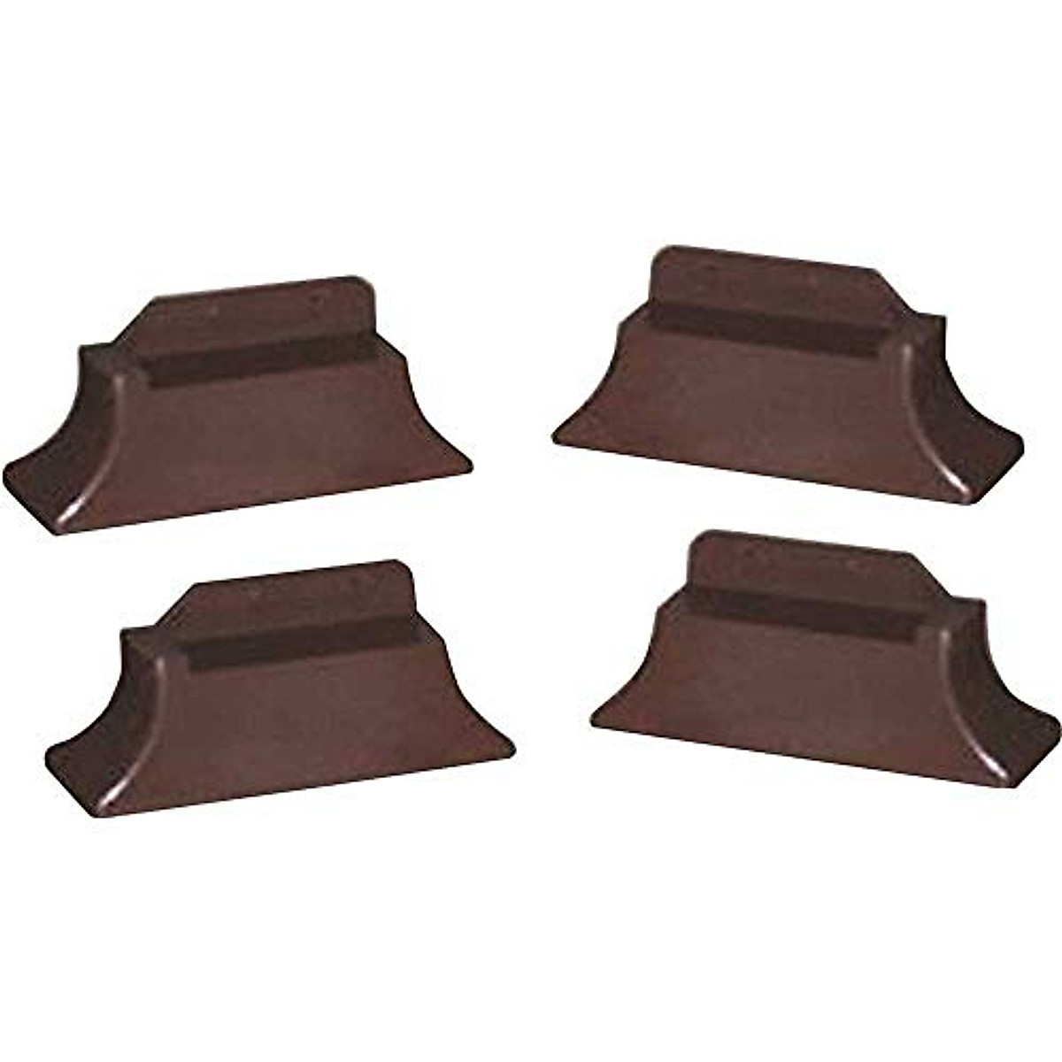 Stander Recliner Risers, Non-Slip Chair Lifters for Adults, Seniors, and Elderly, Low Profile Seat Raiser for Sitting and Standing Assistance, Compatible with Wooden Base Recliners, Set of 4