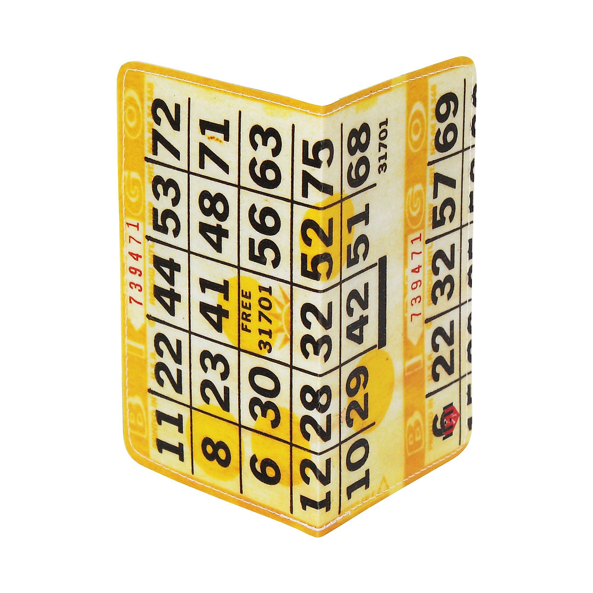 0.465972222 Bingo- Yellow Gift Card Holder & Wallet