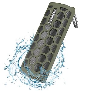 Seracle Soft Silicone Cover Case Compatible for Sonos Roam Portable Smart Speaker (Olive)