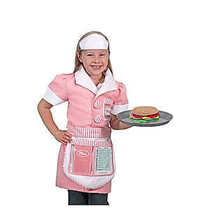 Melissa & Doug Waitress: Role Play Costume Scratch Art Mini-Pad Bundle [47876]