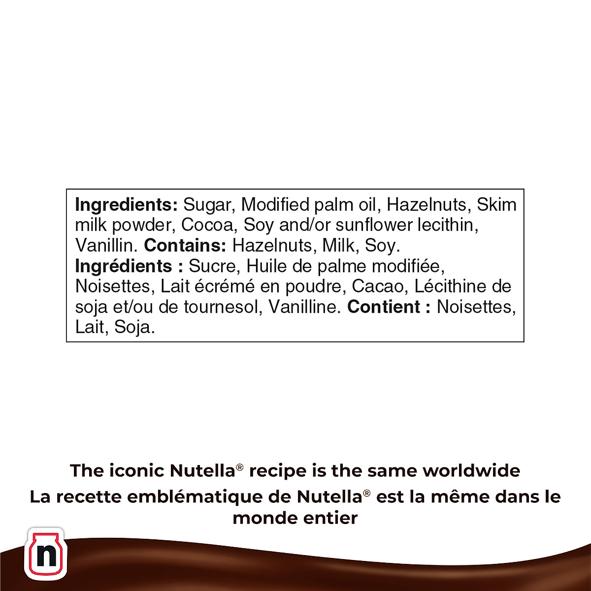 Nutella Hazelnut Chocolate Spread, 1kg/35.3 oz., {Imported from Canada}