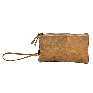 Myra Bag Brown Orchestra Small Leather Bag Upcycled Leather S-2216