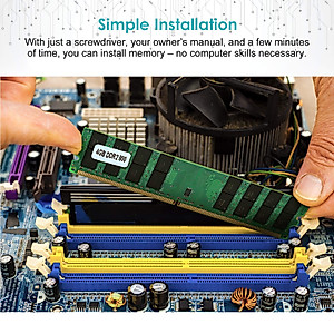 DDR2 Ram, 4GB 800MHz PC2-6400 DDR2 RAM 240-Pin 1.8V, DDR2 Memory Module for Desktop Computer Memory Module