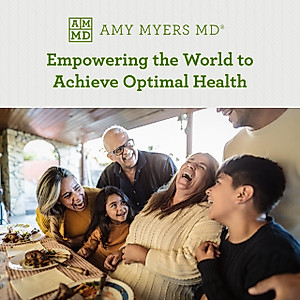 Amy Myers MD Leaky Gut Revive MAX Powder for Leaky Gut Repair “ Potent L-Glutamine Powder to Support Constipation, IBS, Diarrhea, Bloating, Gas, SIBO “ Plant Based Supplement for Gut Health, 1 Month