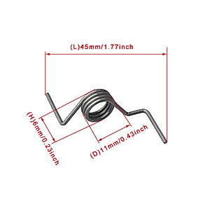 Urdrsaf Premium Quality 2Pcs French Door Refrigerator Spring Replacement for Samsung DA81-01345B RF267AFWP