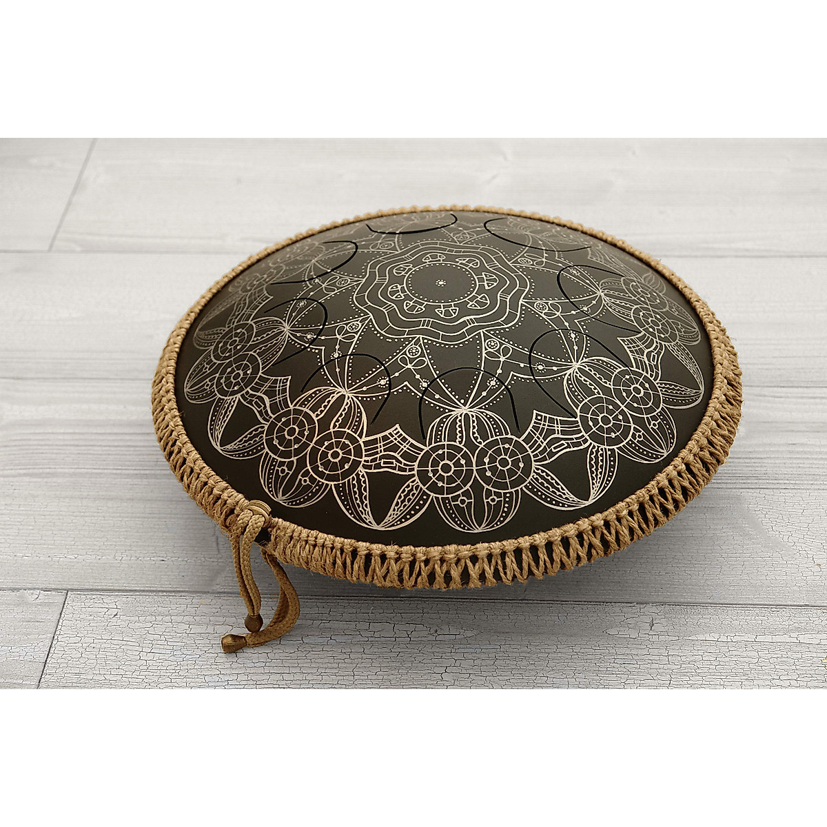 GUDA DRUM Freezbee StarFish with soft Rope Decoration FREE Mallets and Travel Bag. Best Pandrum, Tongue Drum